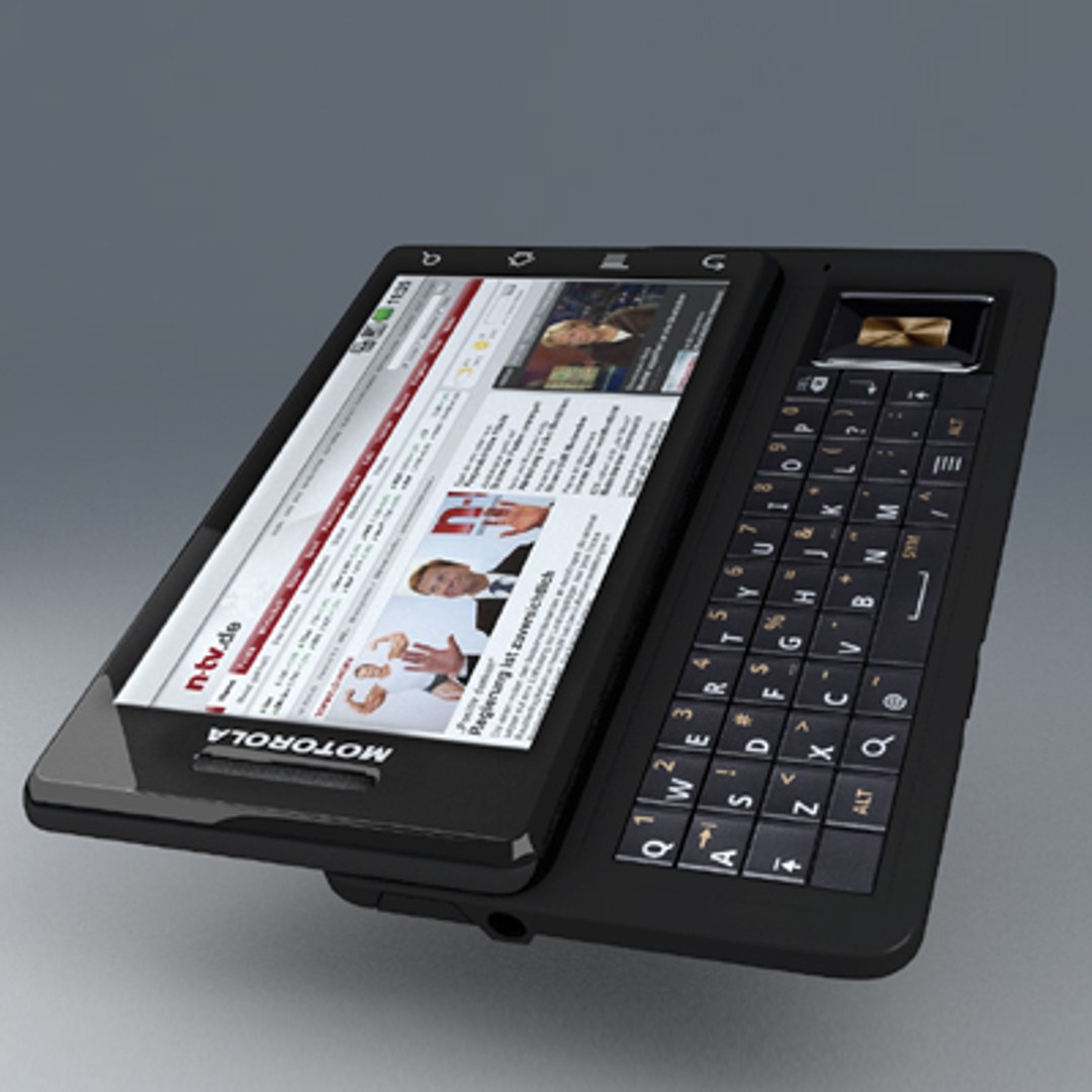 Motorola Milestone 3d Model