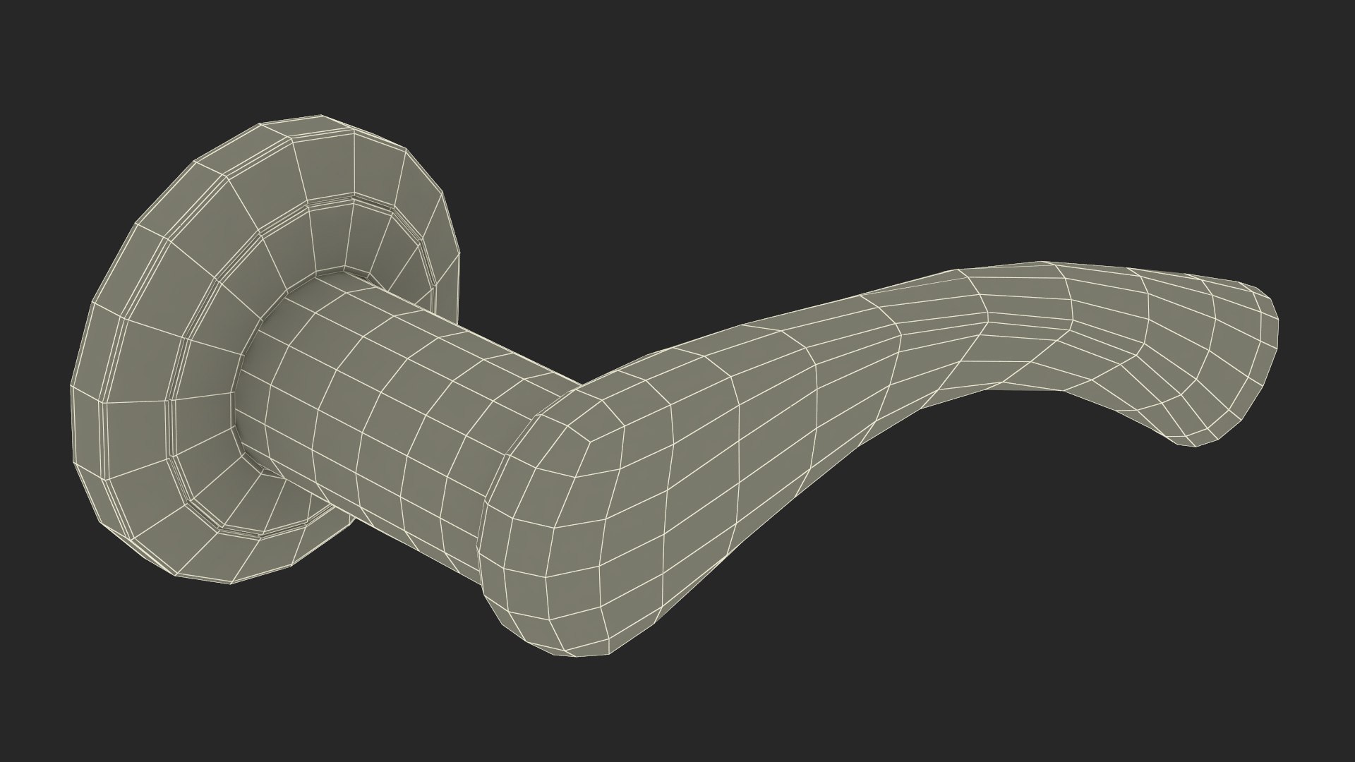 3D Steel Arc Door Handles - TurboSquid 2003431