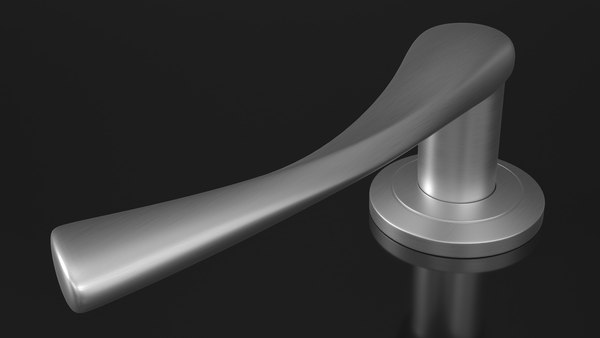 modelo 3d Manijas de puerta de arco de acero - TurboSquid 2003431