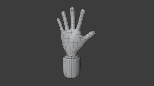 Cartoon Hand Rigged 3D model - TurboSquid 1714380