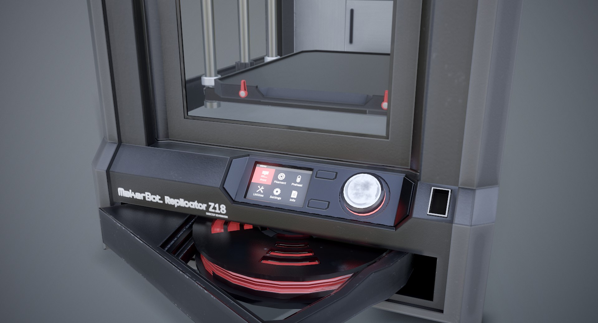 3d model maker bot z18 printer