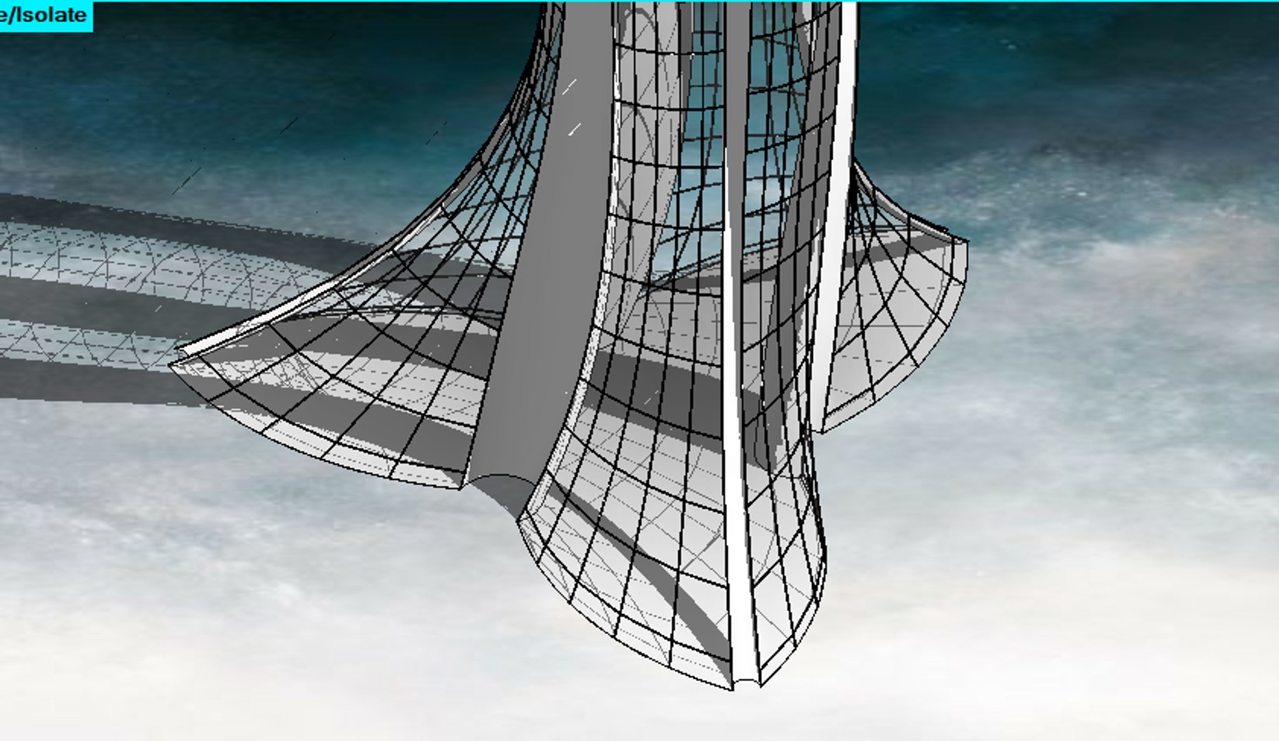 Massing Snowflake Tower 3D - TurboSquid 1527970