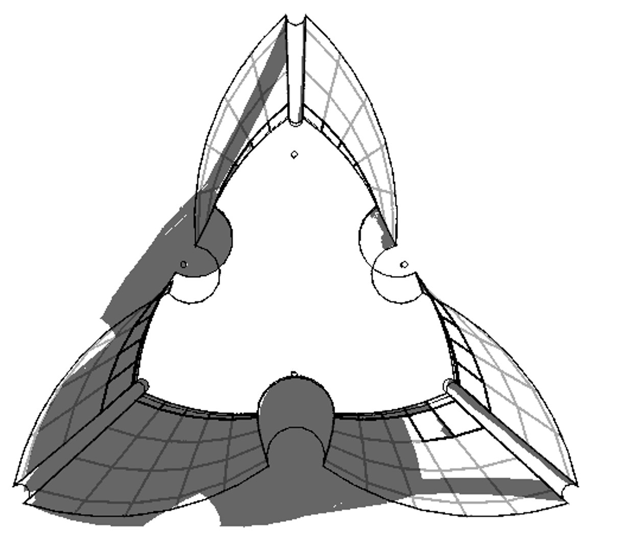 Massing Snowflake Tower 3D - TurboSquid 1527970