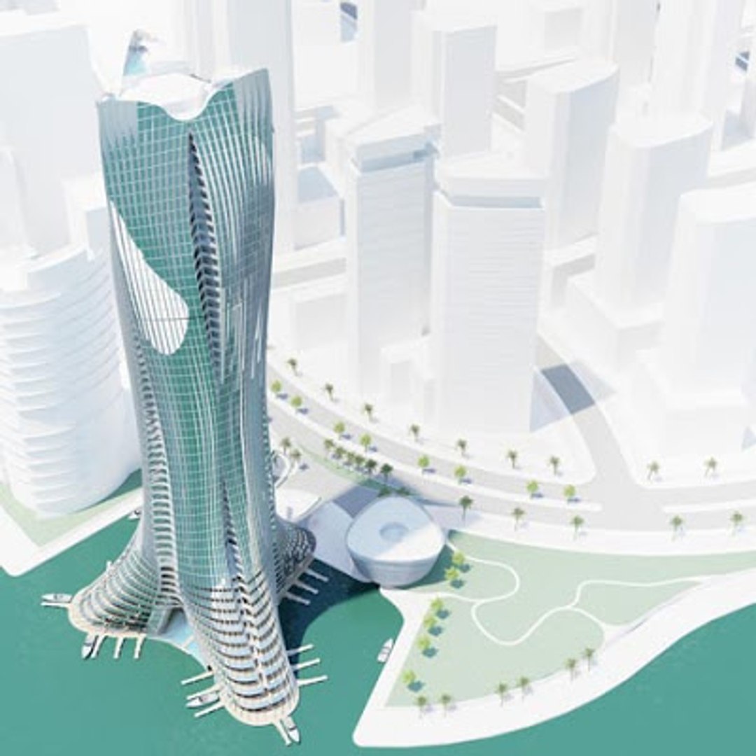 Massing Snowflake Tower 3D - TurboSquid 1527970