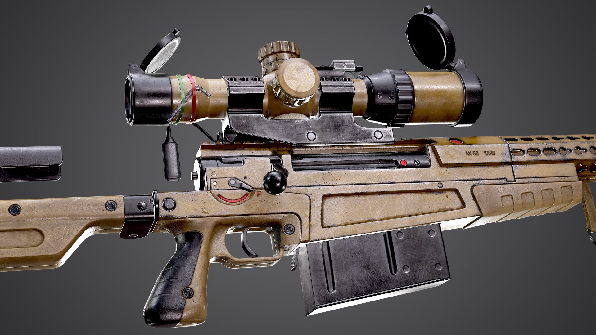 Ax-50 Ready Asset Modeled Model - TurboSquid 1548510