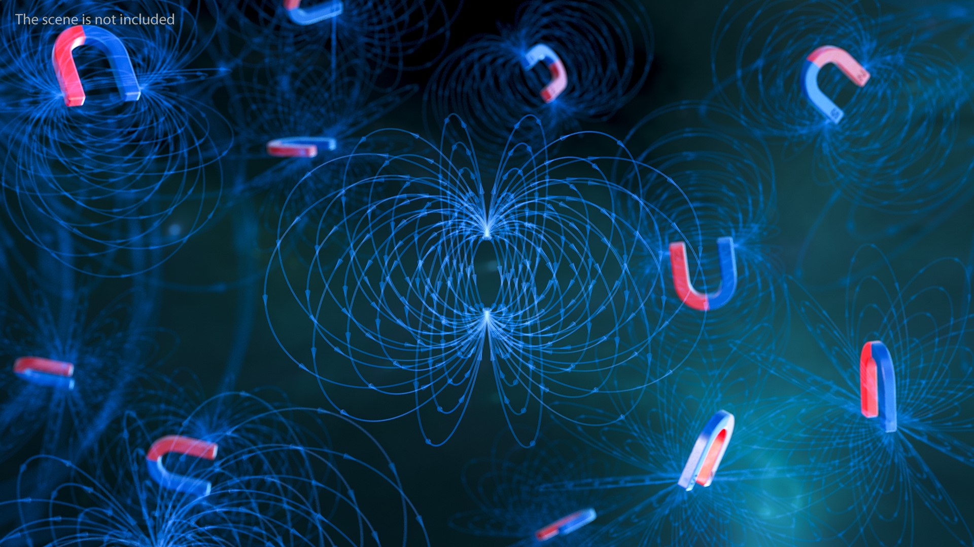 Magnetic Field 3D Model - TurboSquid 1694980