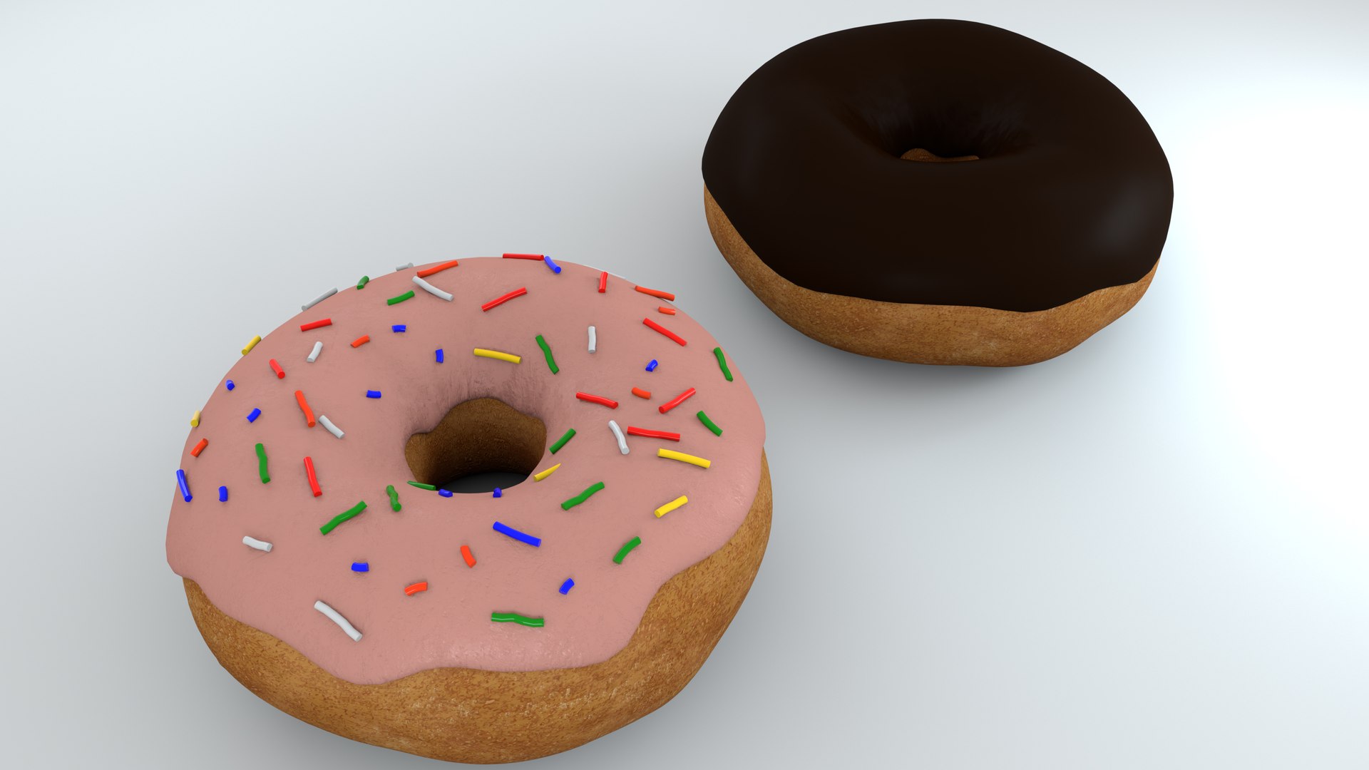 Donut Doughnut Food 3D Model - TurboSquid 1394014