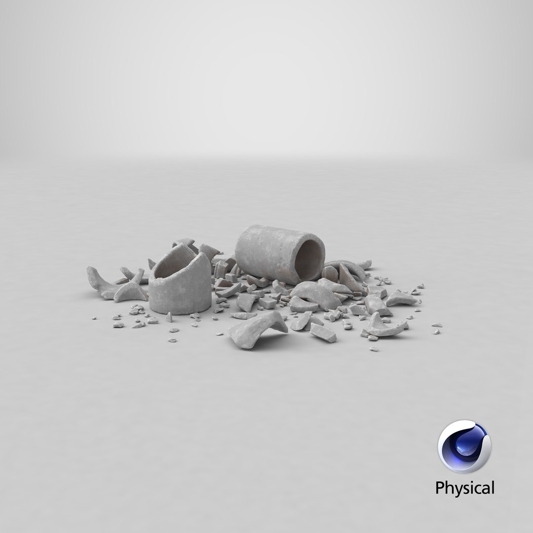 Pipes Concrete Pile 01 Small And Large 3D - TurboSquid 2031986