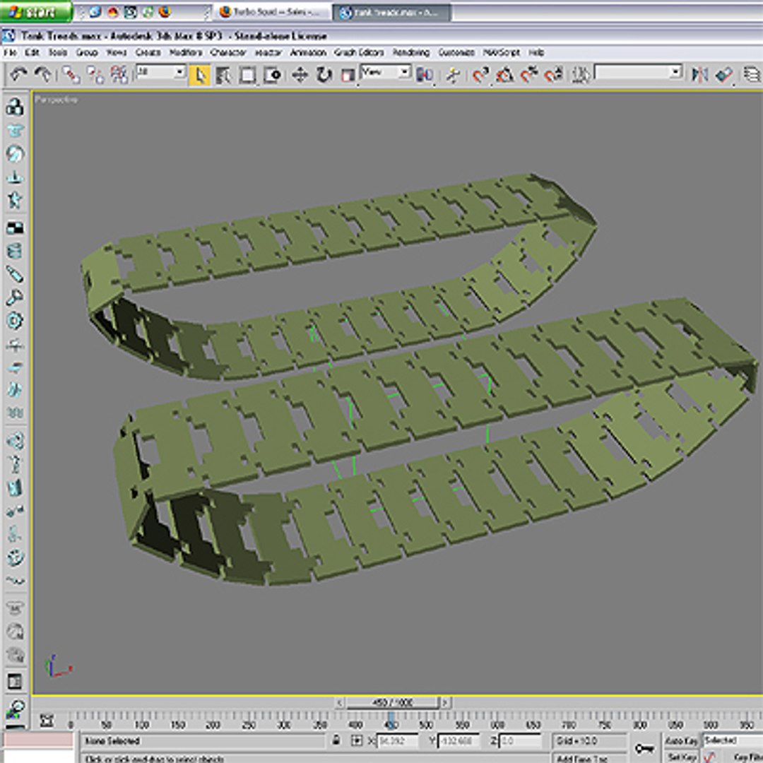 3d Model Tank Tread