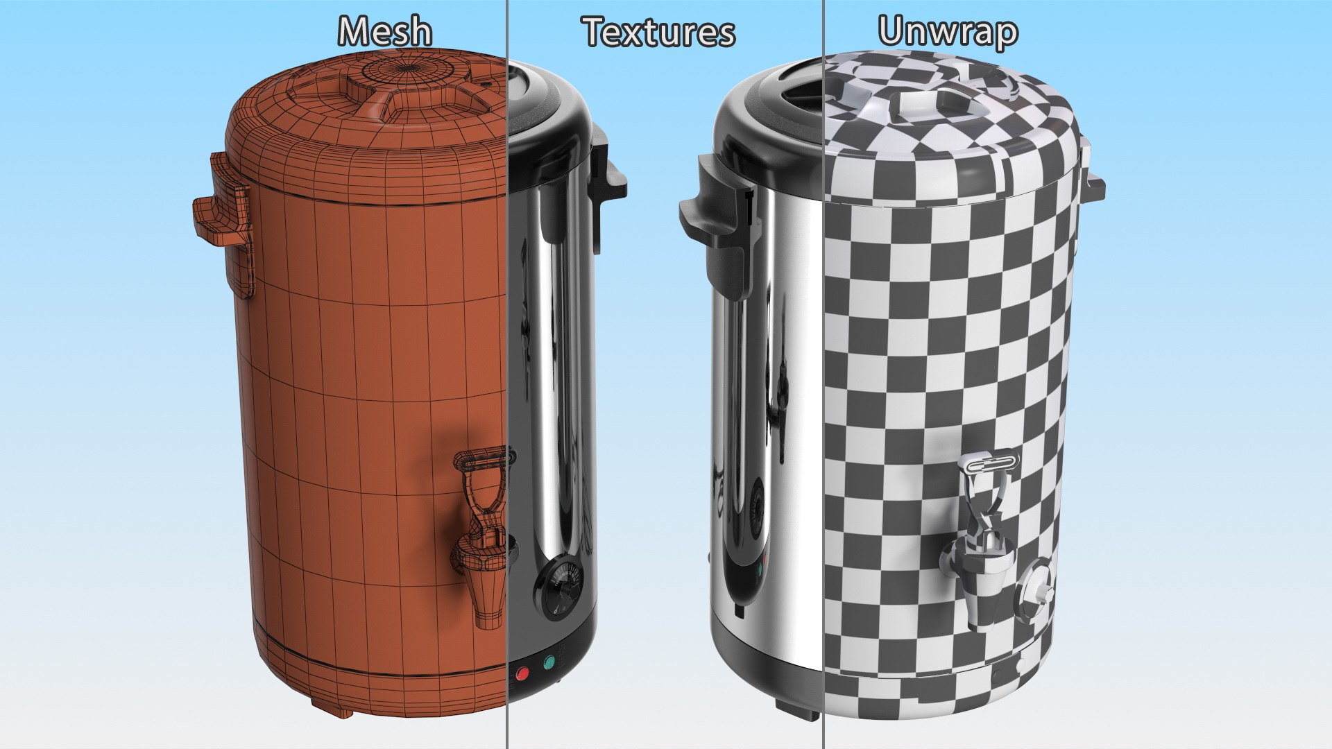 Coffee Thermos for Buffet model - TurboSquid 1948187
