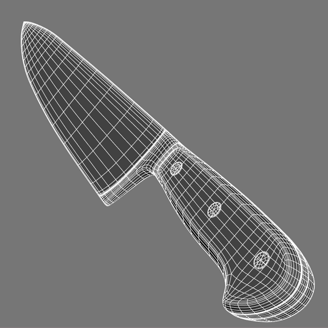Kitchen Knife 3d Obj