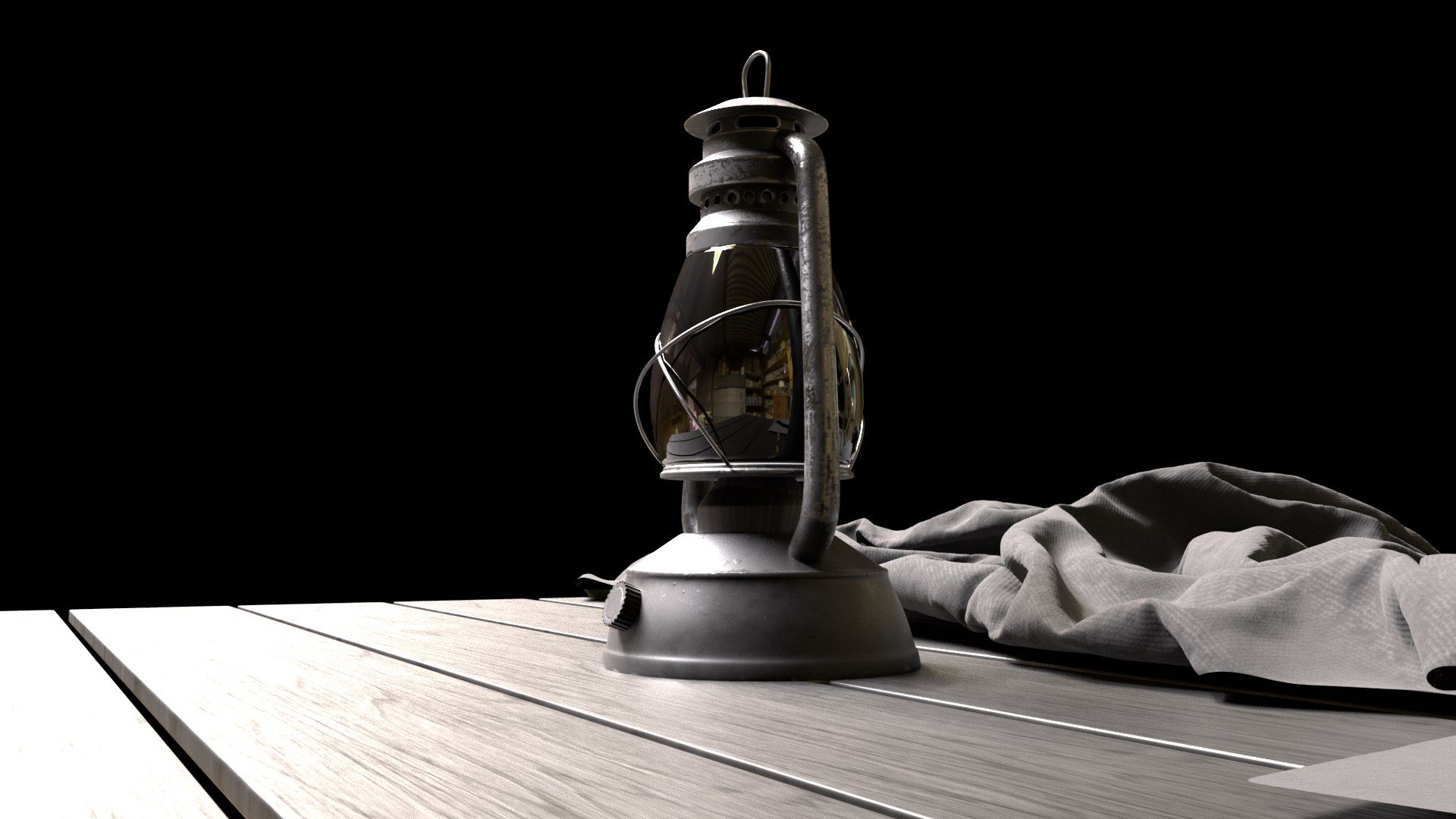 3D Old Gas Lamp 3D Model - TurboSquid 1911932