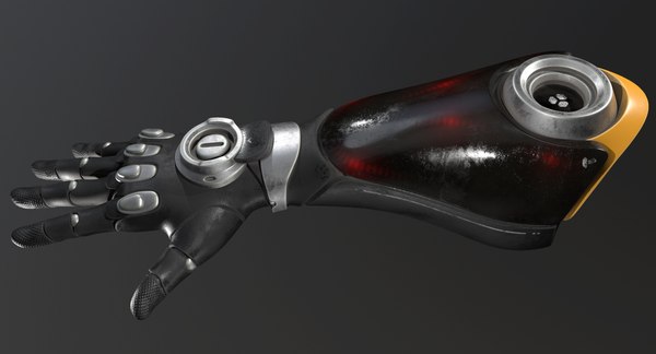 3d sci-fi glove