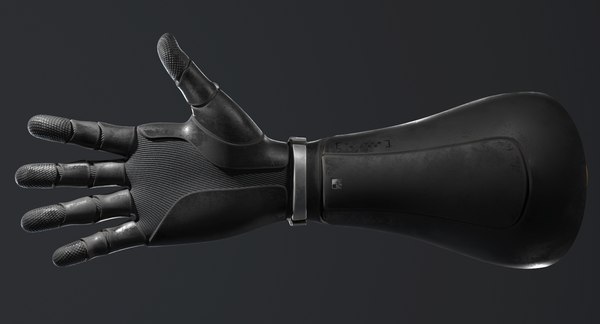 3d sci-fi glove