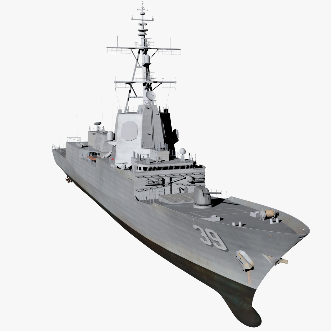 3d model hmas hobart