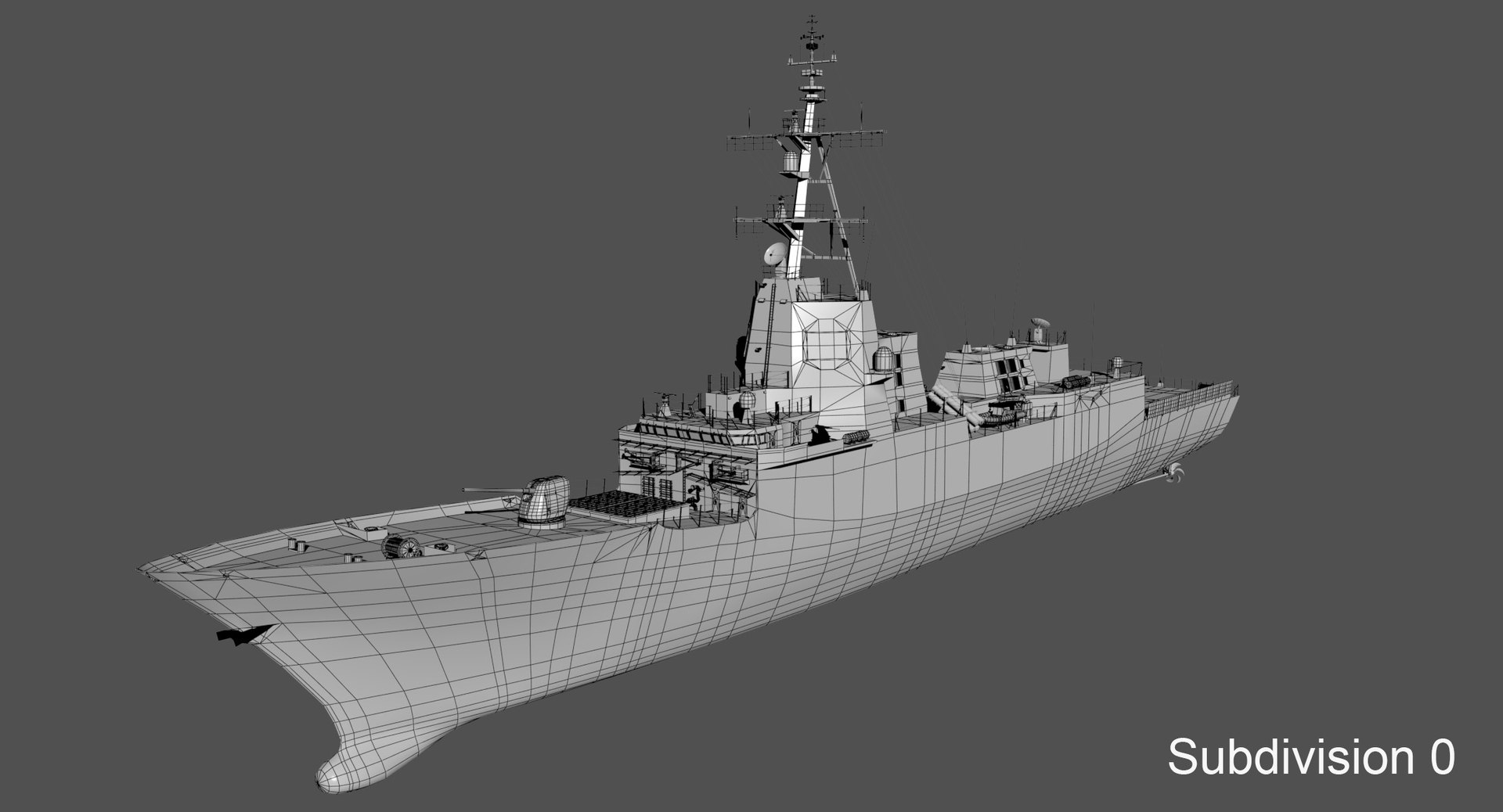 3d Model Hmas Hobart