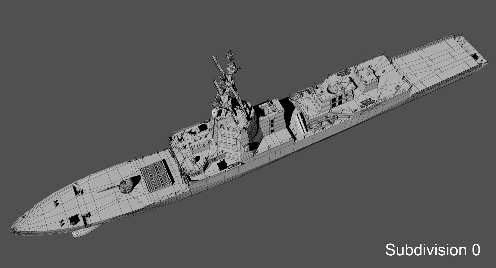 3d model hmas hobart