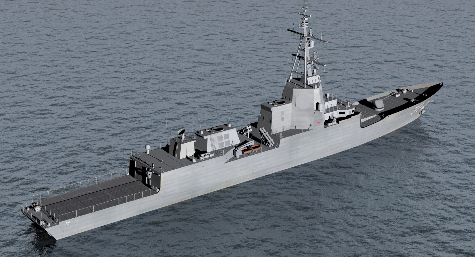 3d Model Hmas Hobart