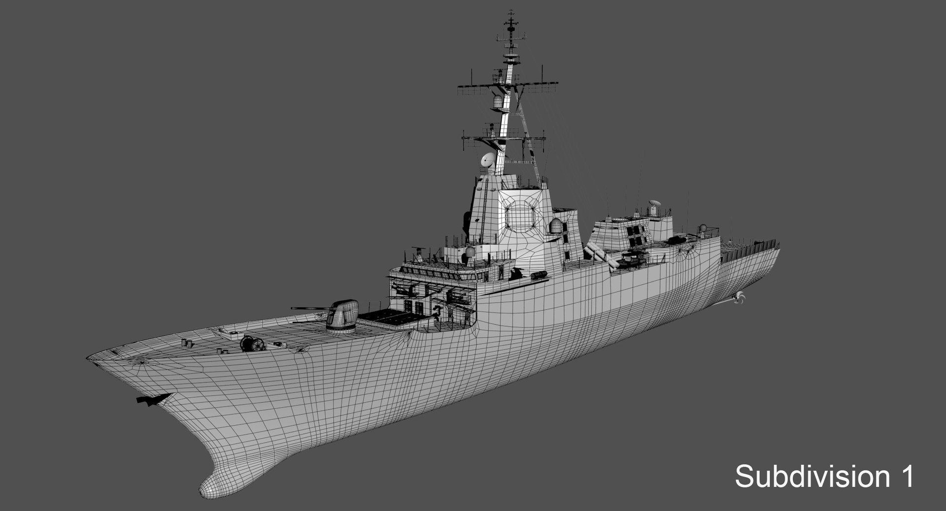 3d Model Hmas Hobart