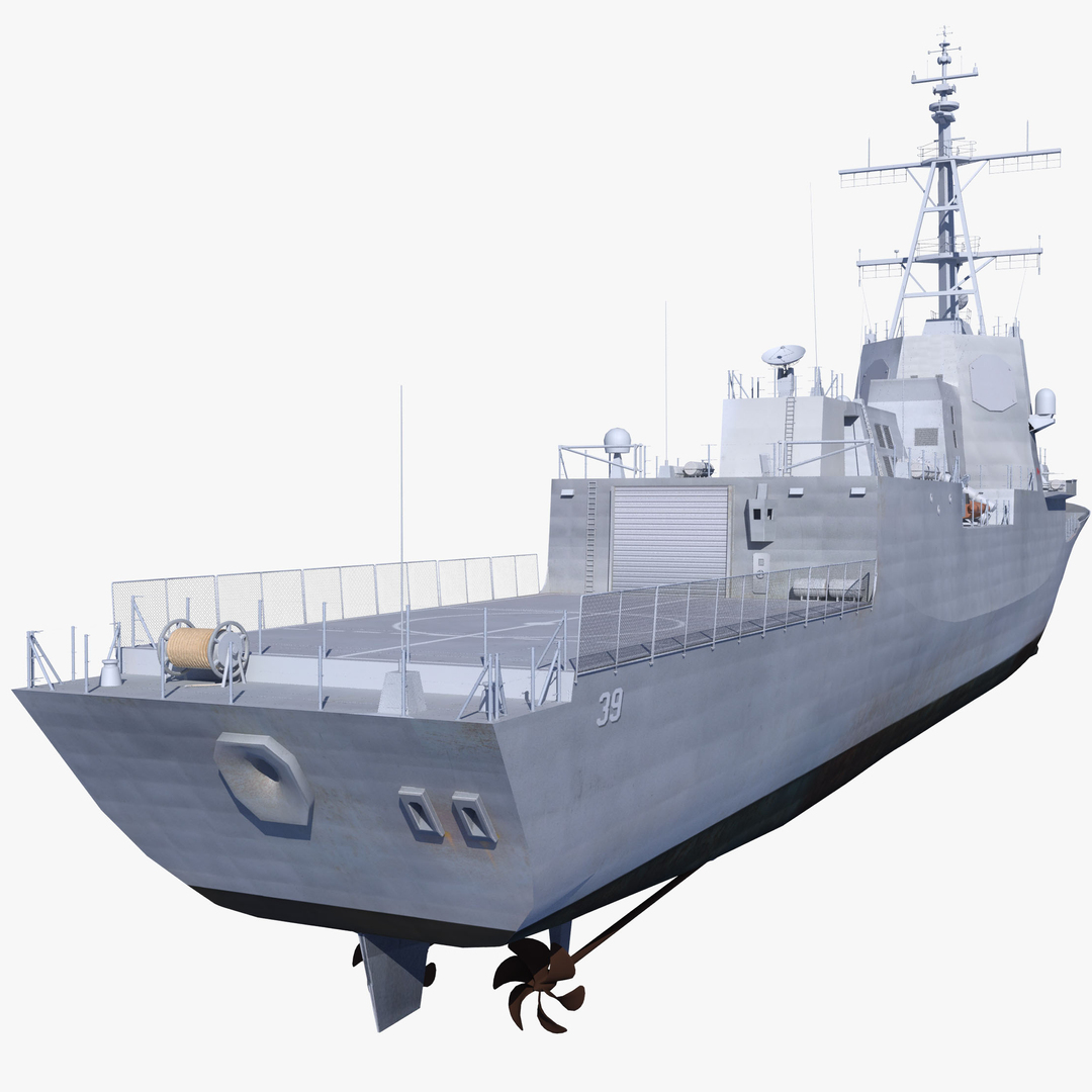 3d model hmas hobart
