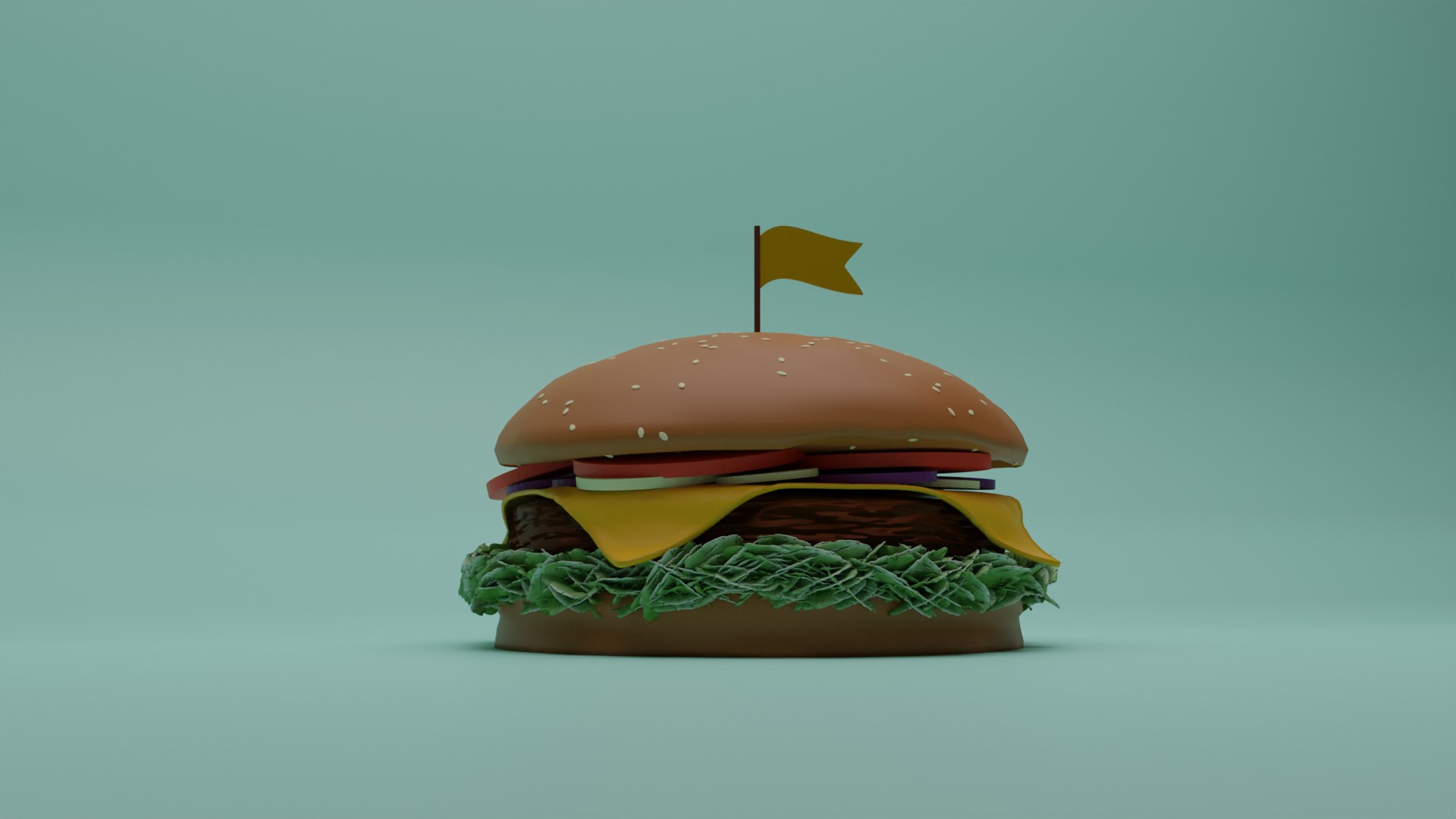3D Burger Blender Model - TurboSquid 1633568