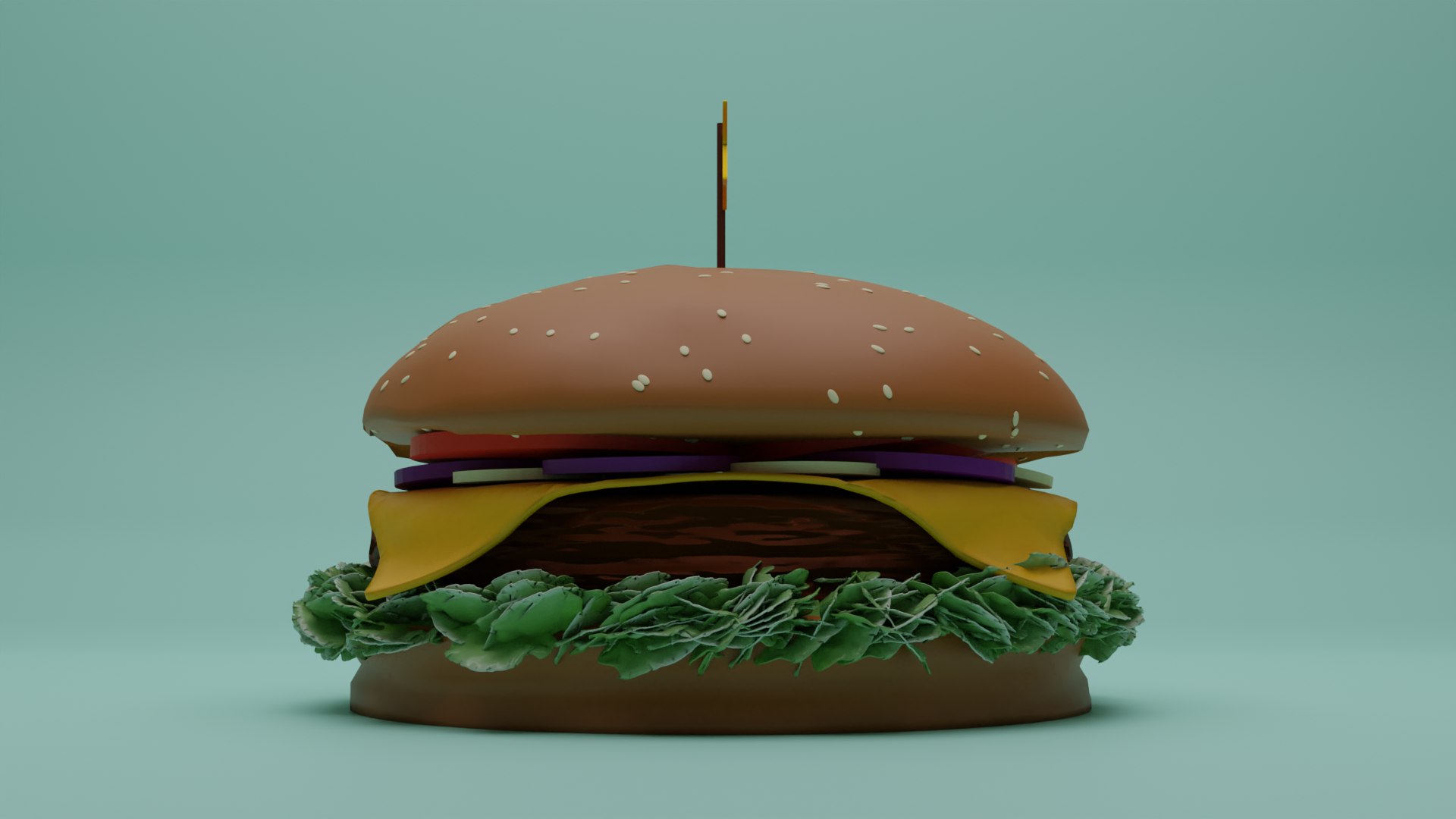3D Burger Blender Model - TurboSquid 1633568