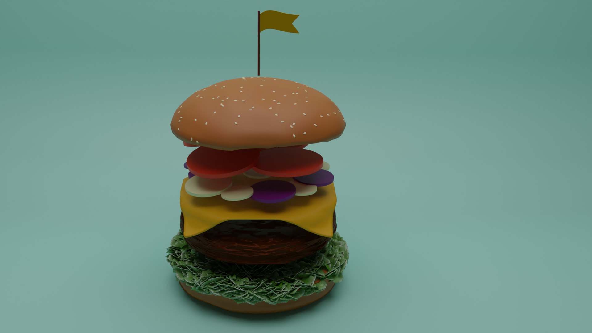 3D Burger Blender Model - TurboSquid 1633568