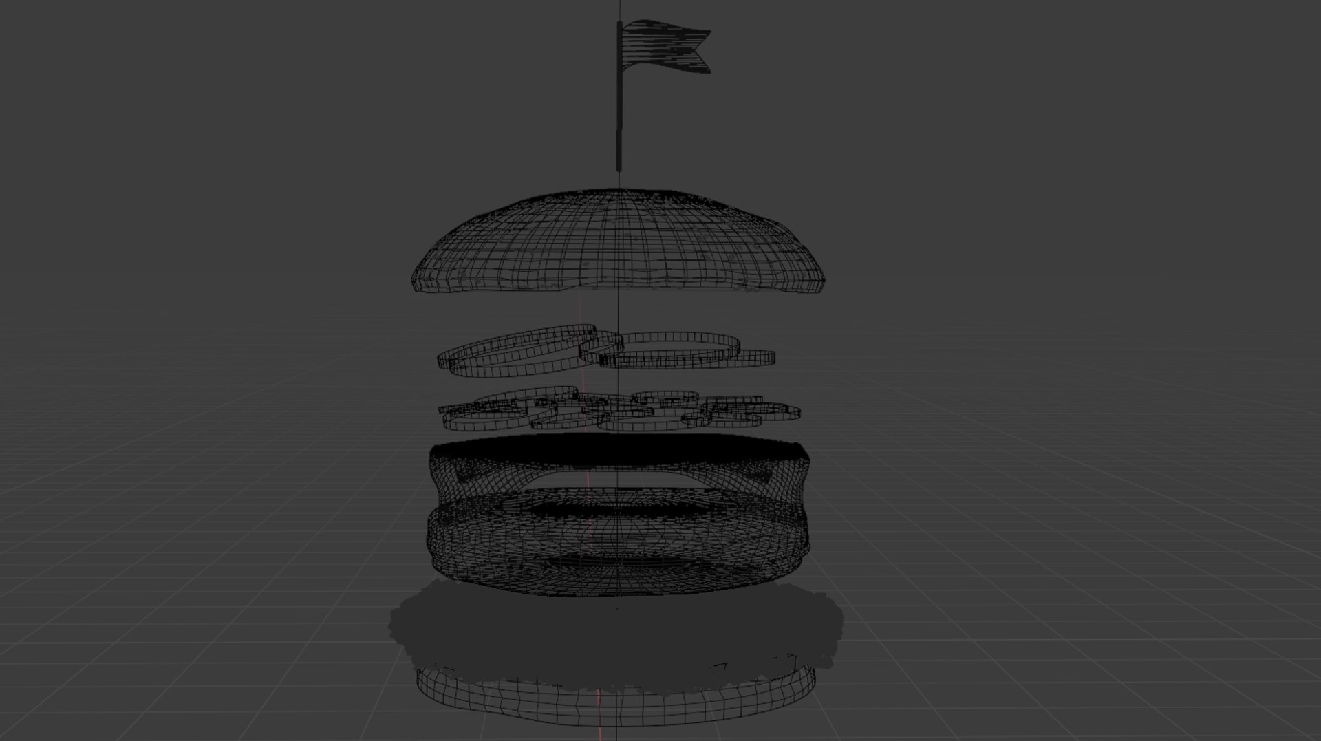 3D Burger Blender Model - TurboSquid 1633568