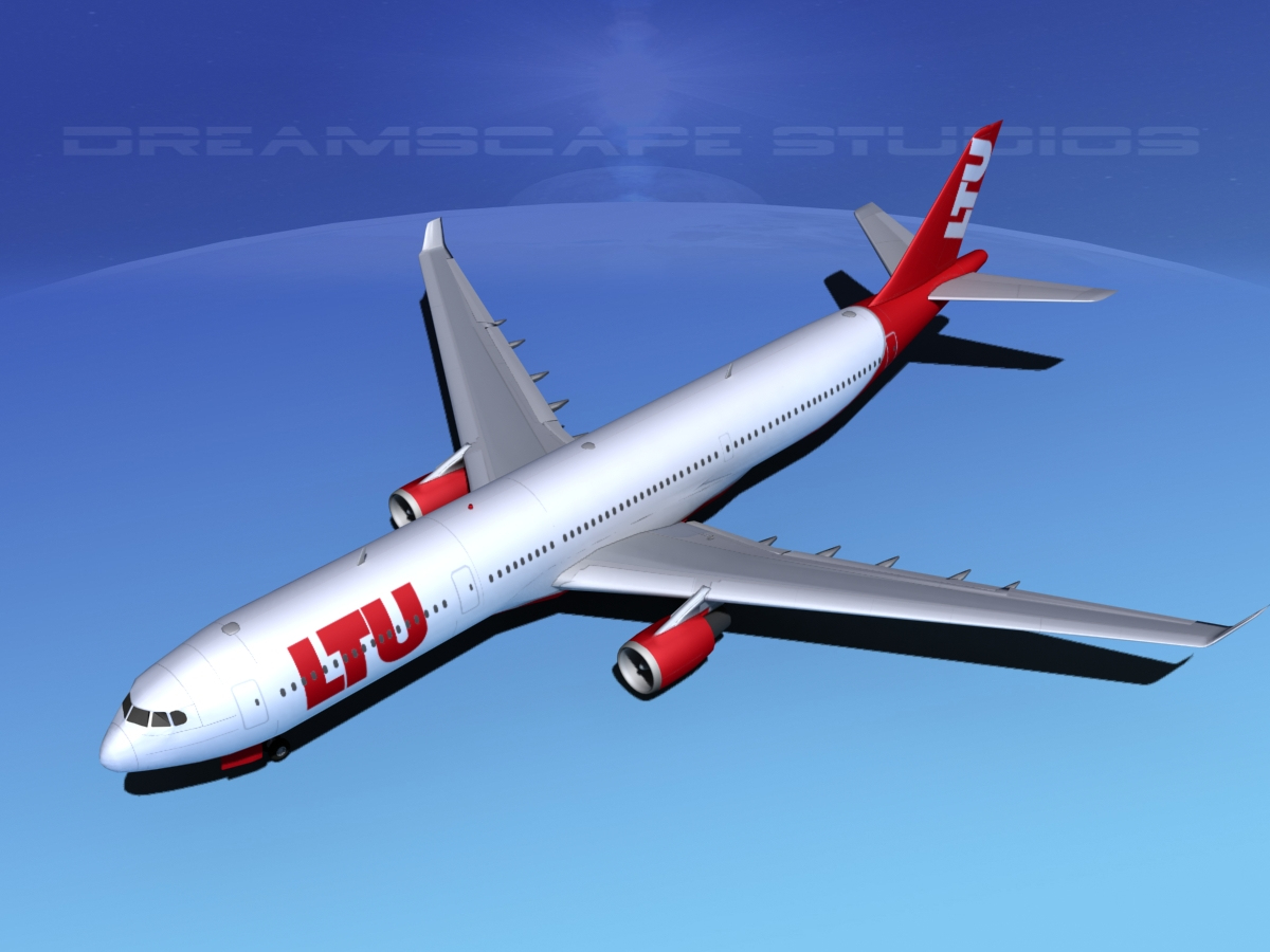 3d model airbus a330-300 a330