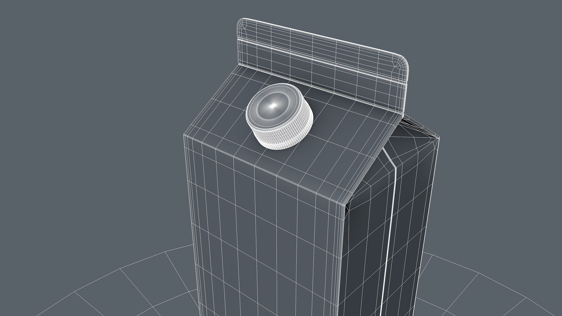 Milk Box Mockup 3D Model - TurboSquid 1166108