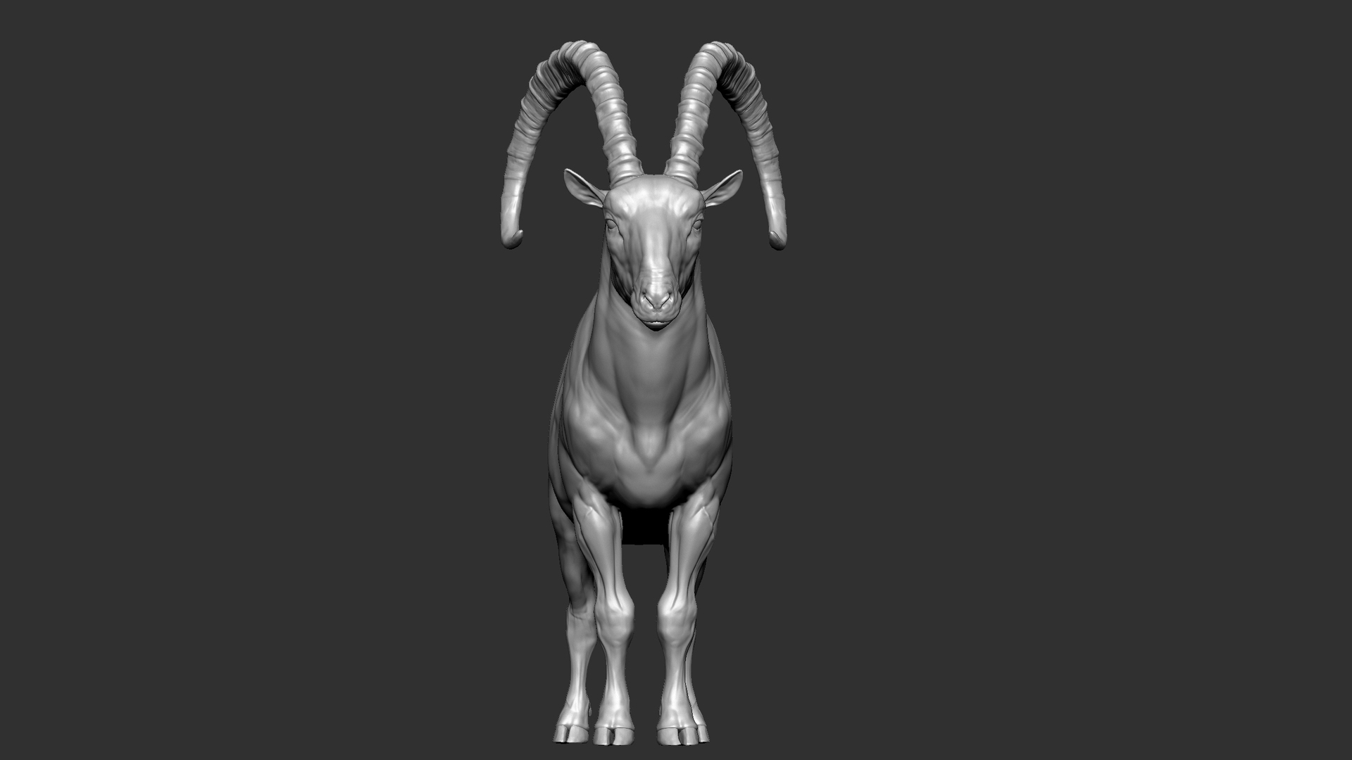 3D wild ibex - TurboSquid 1641910