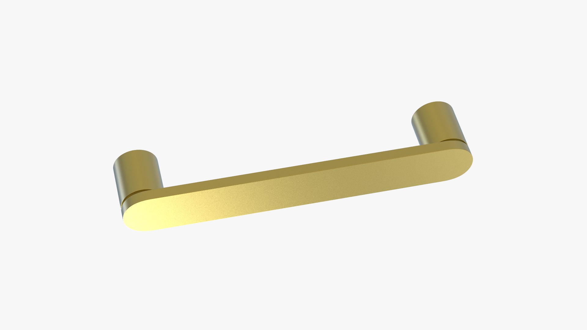 3D Hampstead Satin Brass Handle Model - TurboSquid 2433729