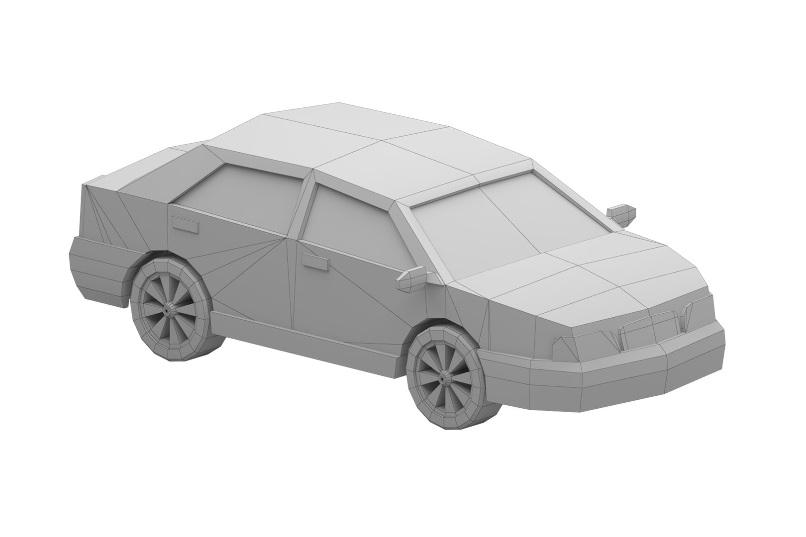 Stylized Set Of Cars Model - TurboSquid 1967302