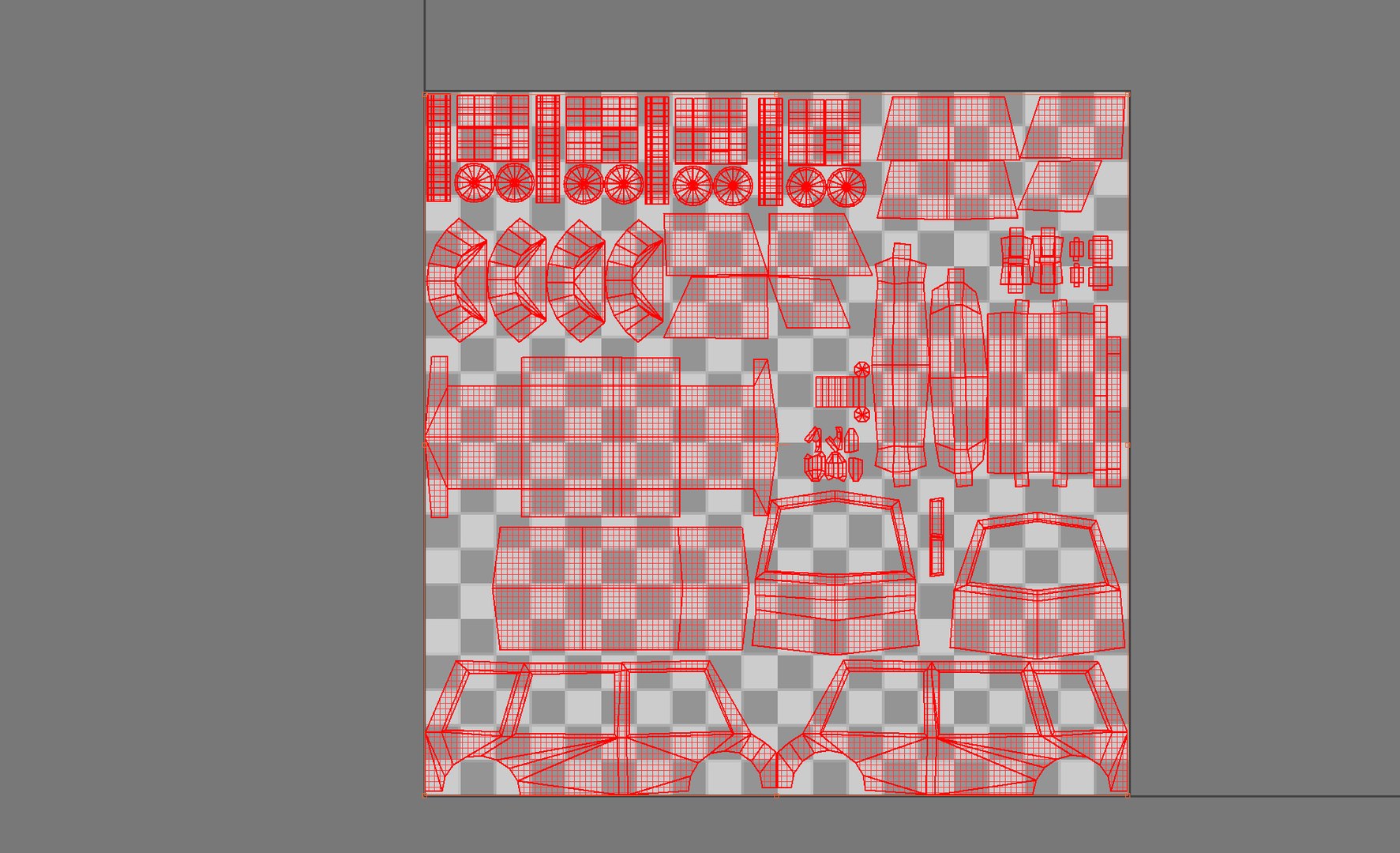 Stylized Set Of Cars Model - TurboSquid 1967302