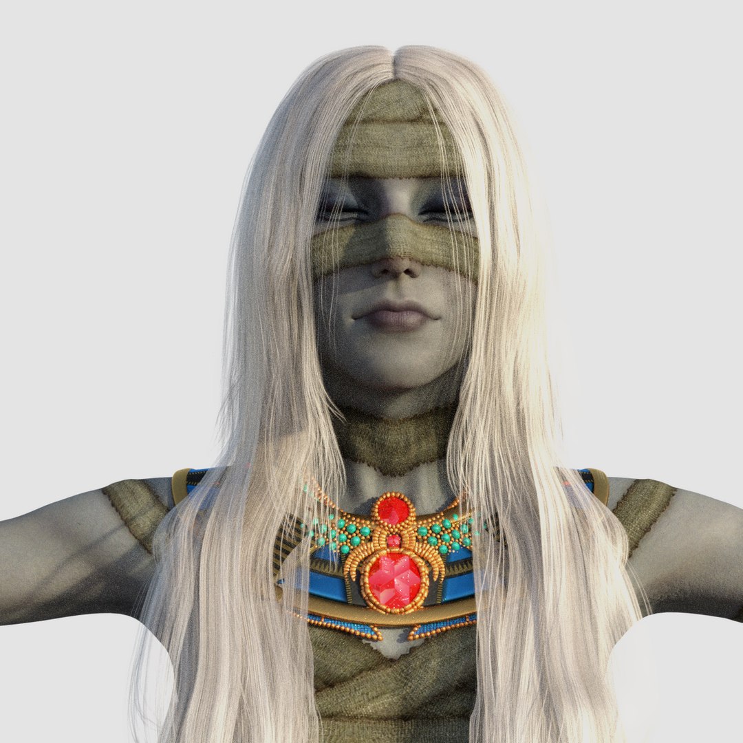Nefertina - Mummies Alive Rigged Low-poly 3D Model 3D - TurboSquid 2425541