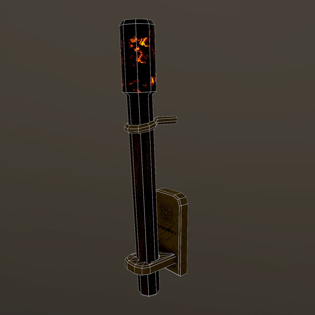3d Max Wall Torch