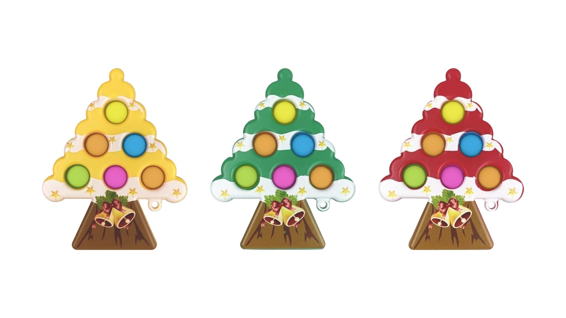 Christmas Tree Simple Dimples Set 3D model - TurboSquid 1832595