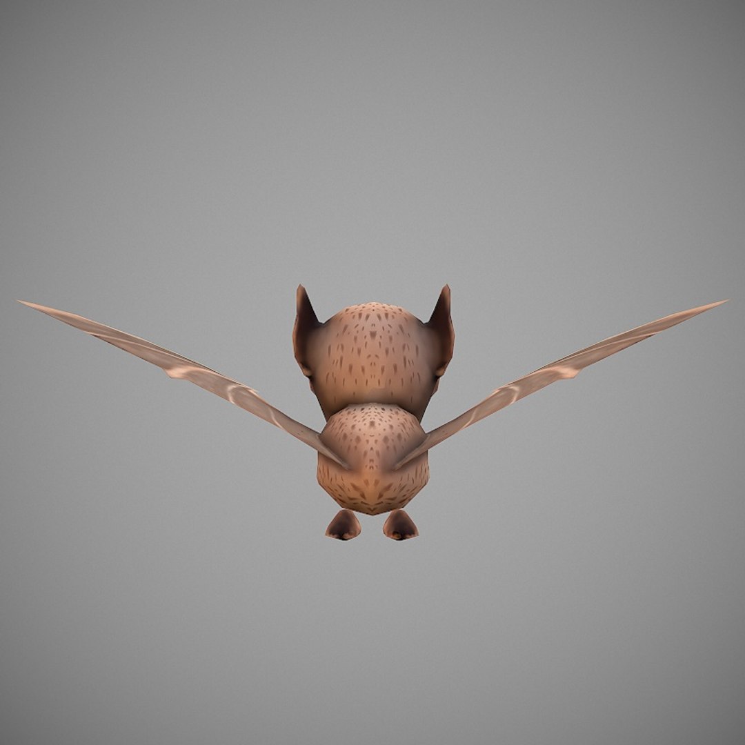 3D bat cartoon - TurboSquid 1335267