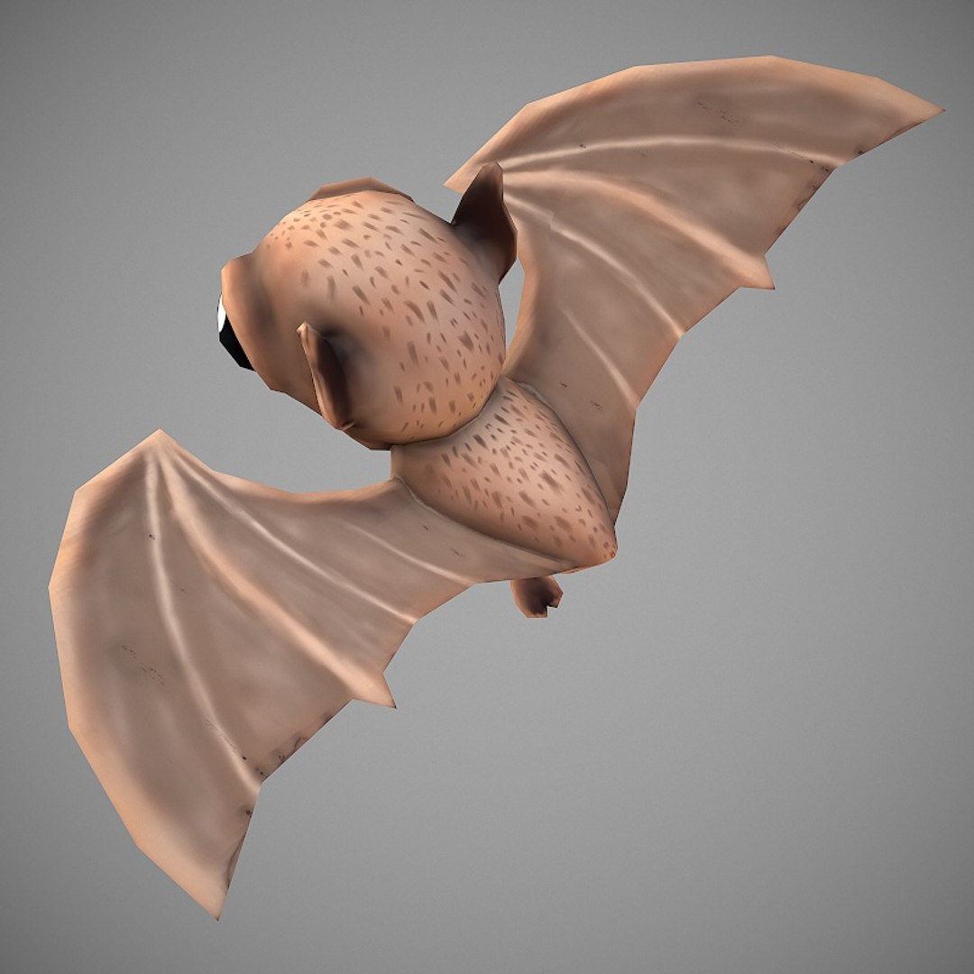 3D bat cartoon - TurboSquid 1335267