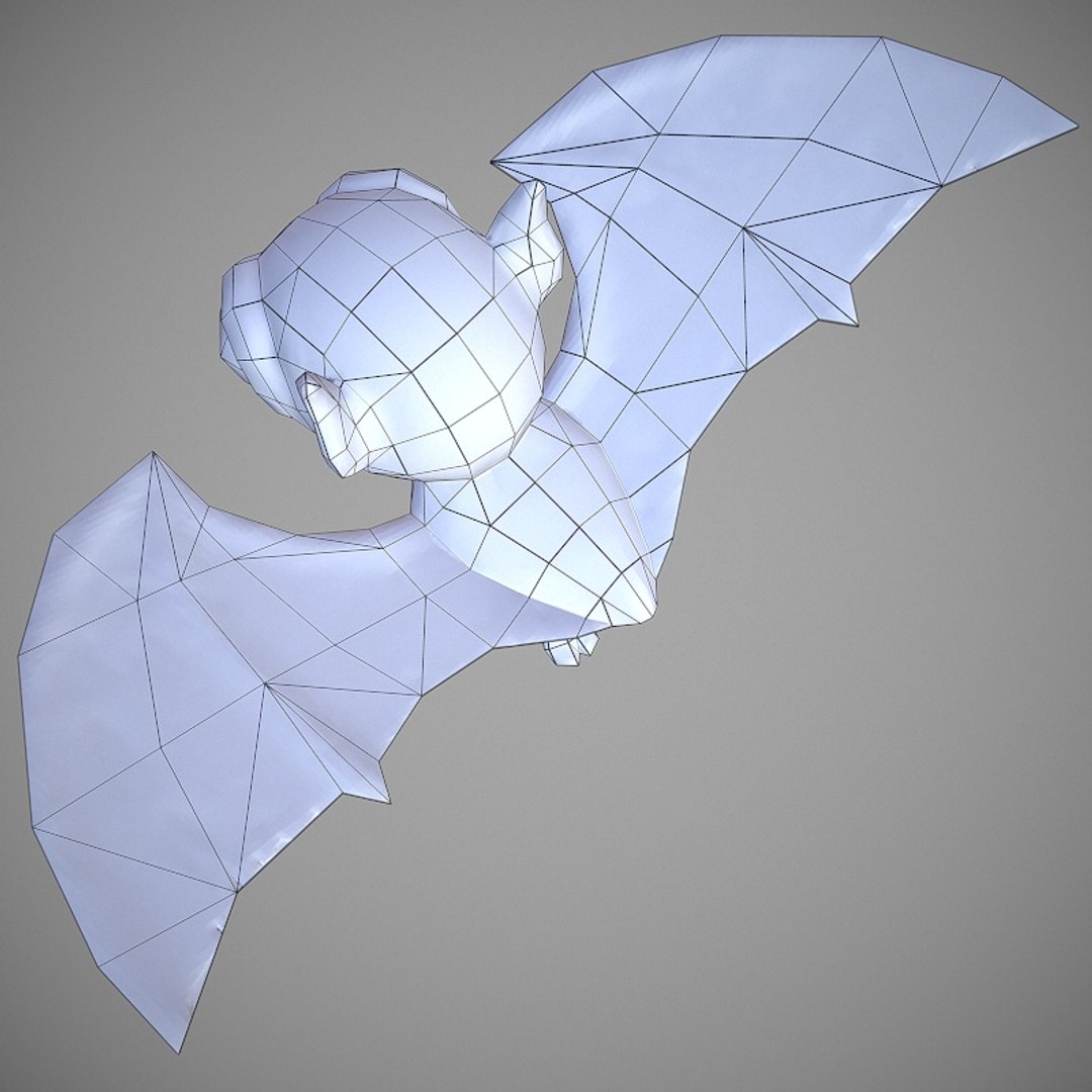 3D bat cartoon - TurboSquid 1335267