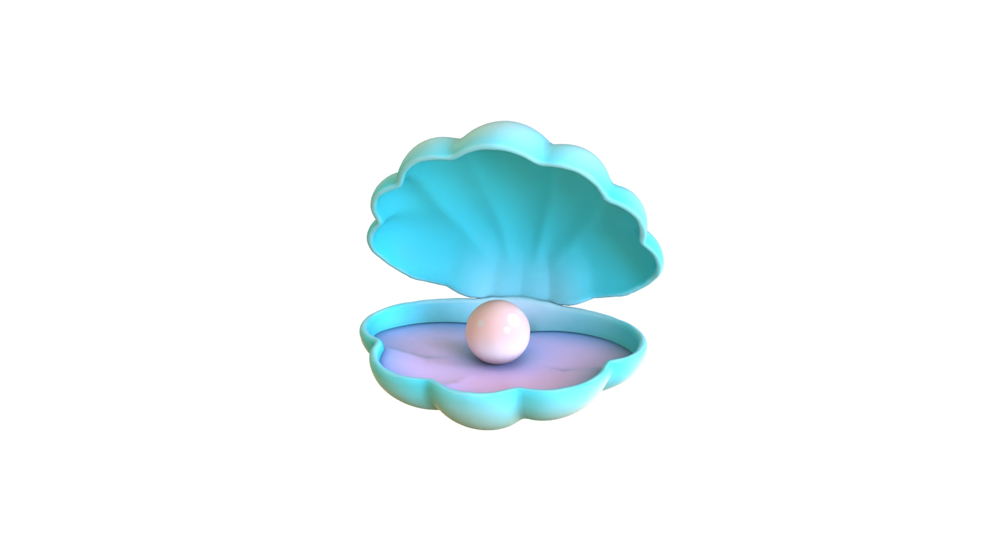 3D Open Clam Sea Shell 02 - TurboSquid 2331058