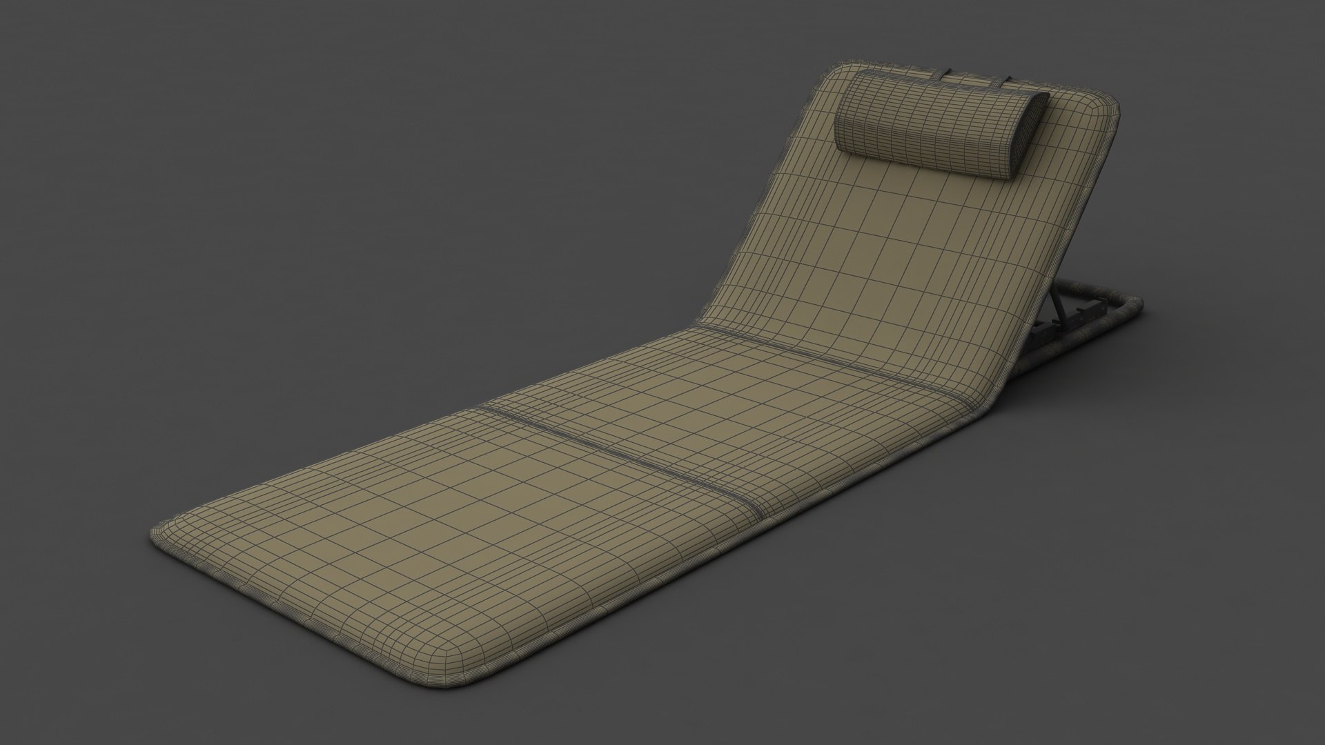 Beach Mattress Foldable 3D - TurboSquid 2006538