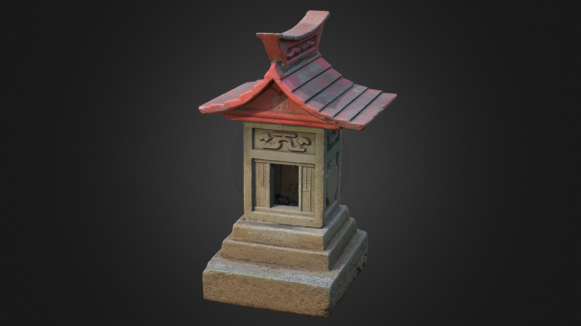 3D Hokora Miniature Shinto Shrine Model - TurboSquid 1276814