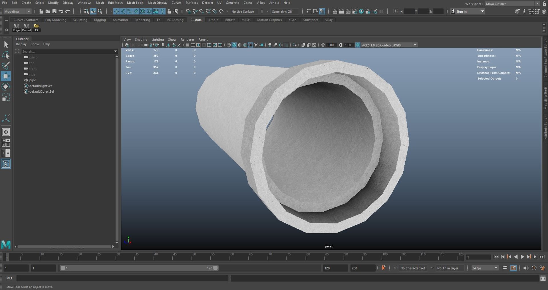 3D Concrete Pipe AR VR PBR Model - TurboSquid 2003709