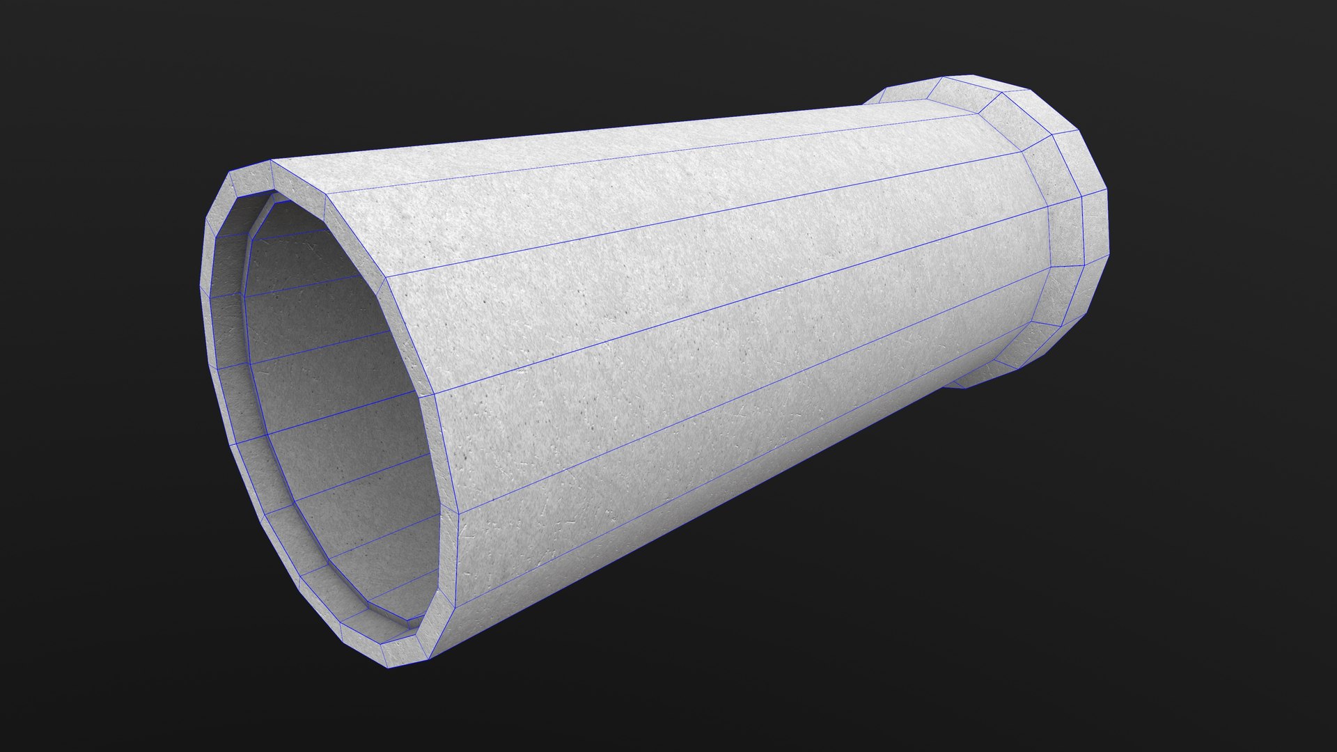 3D Concrete Pipe AR VR PBR Model - TurboSquid 2003709