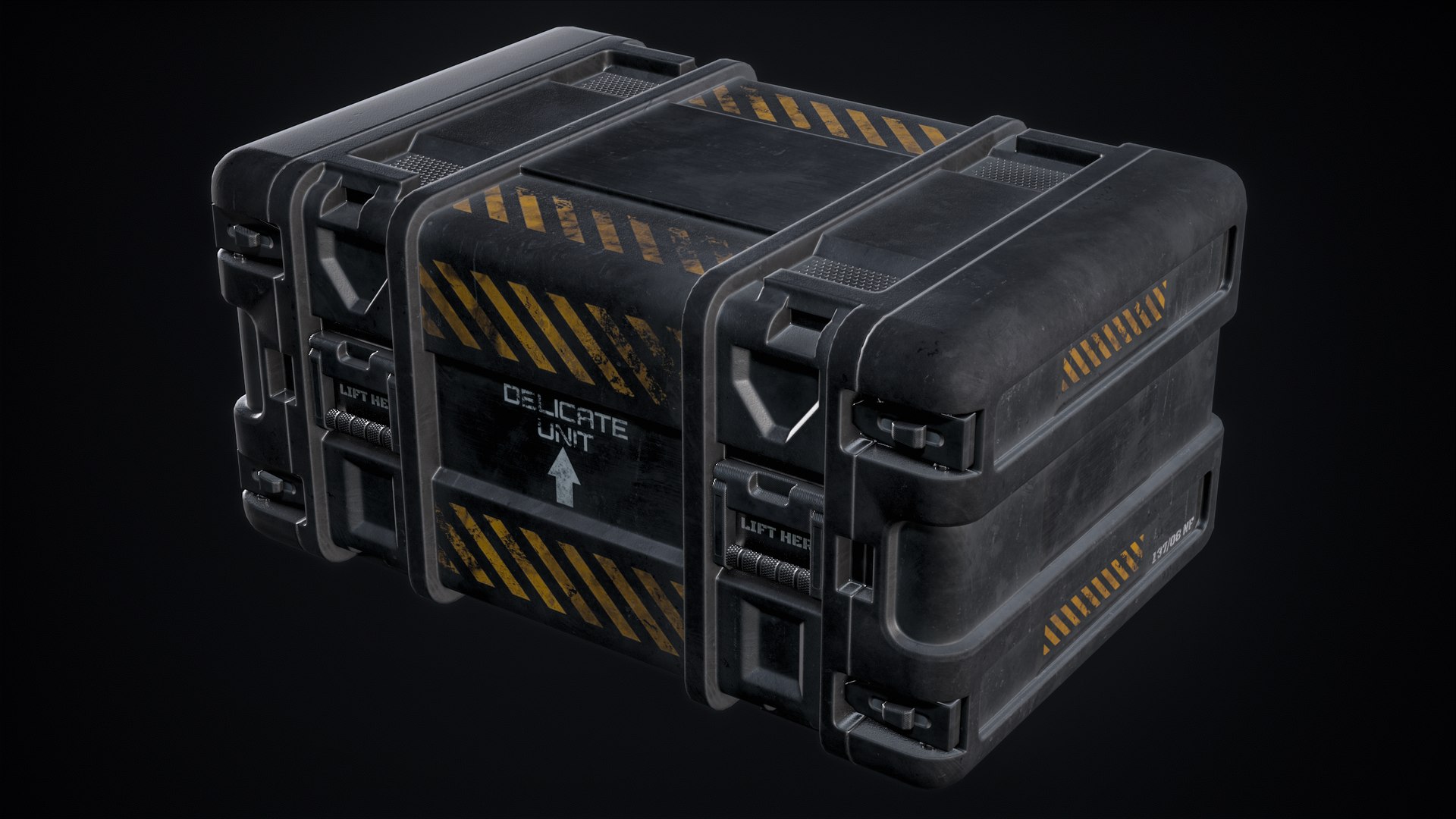 Sci-Fi Case 02 PBR 3D Model - TurboSquid 2083833