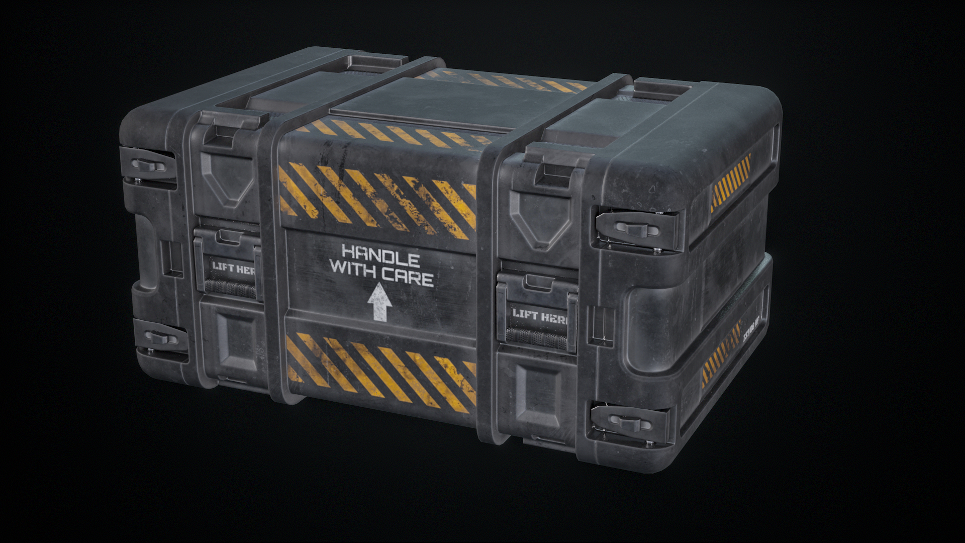 Sci-Fi Case 02 PBR 3D Model - TurboSquid 2083833