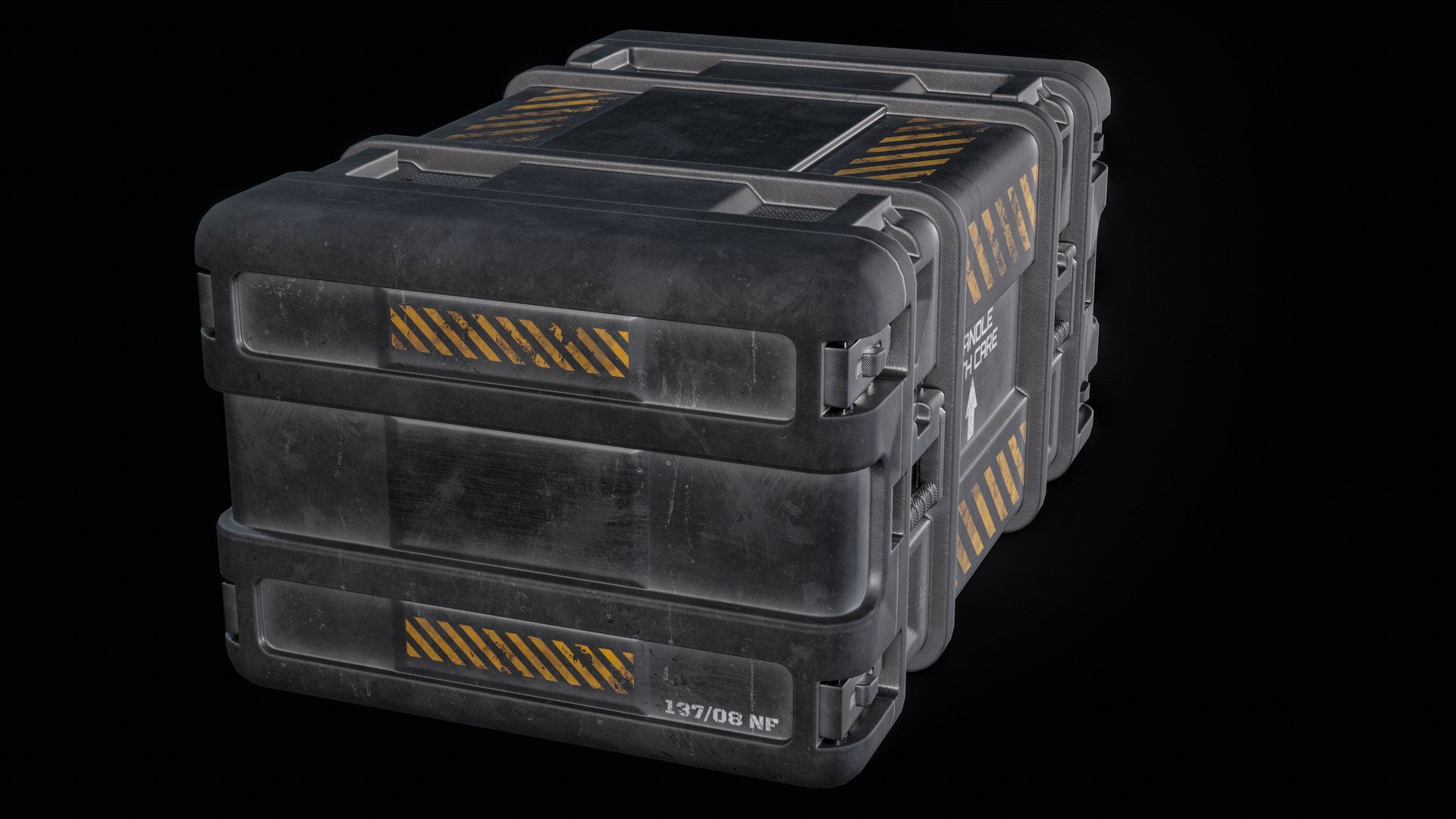 Sci-Fi Case 02 PBR 3D Model - TurboSquid 2083833