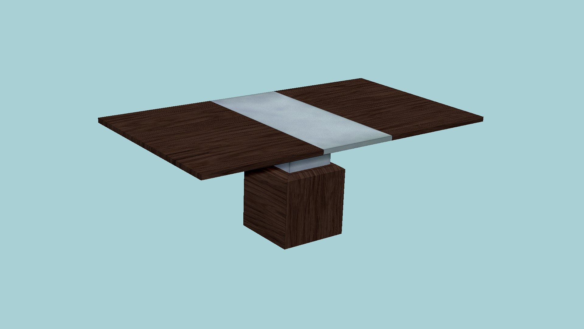3D Dark Wood Dinning Table - Furniture Interior Design - TurboSquid 1735964
