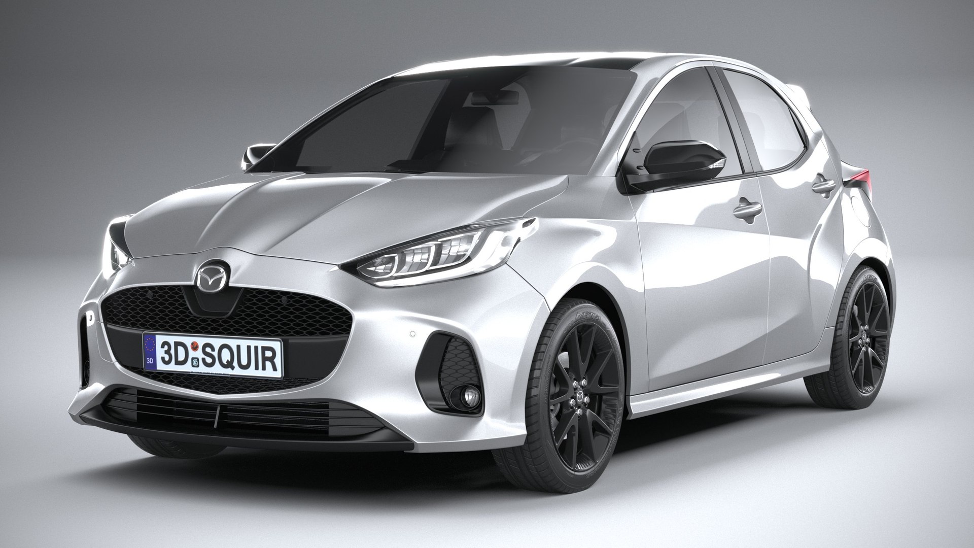3D Mazda 2 Hybrid 2024 - TurboSquid 2137061